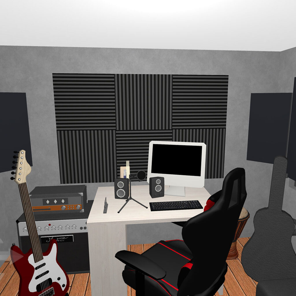Pack Home Studio PRO (Salas de 3x3 metros) - Espumas Acústicas